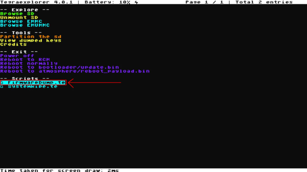 Switchの本体ファームウェアを吸い出す「TegraExplorer」 – もぐ淡々