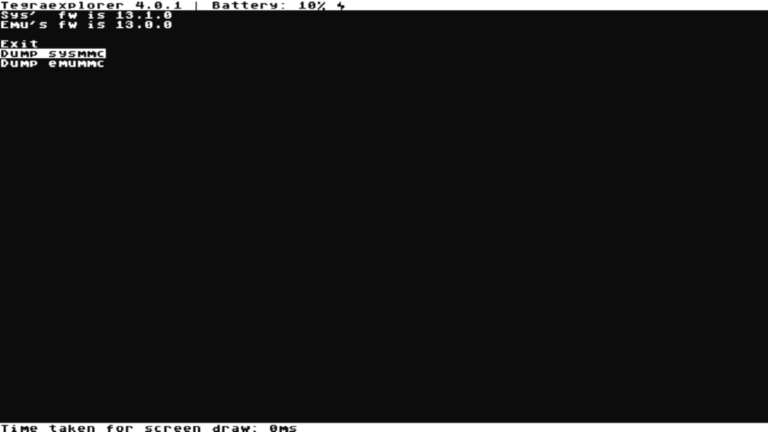 Switchの本体ファームウェアを吸い出す「TegraExplorer」 – もぐ淡々